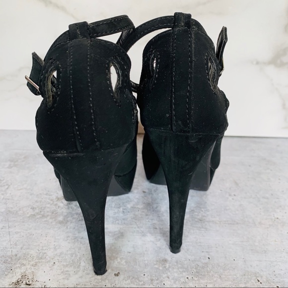 Rouge Helium | Shoes | Rouge Helium Ericka Platform Ankle Strap Heels 9 ...